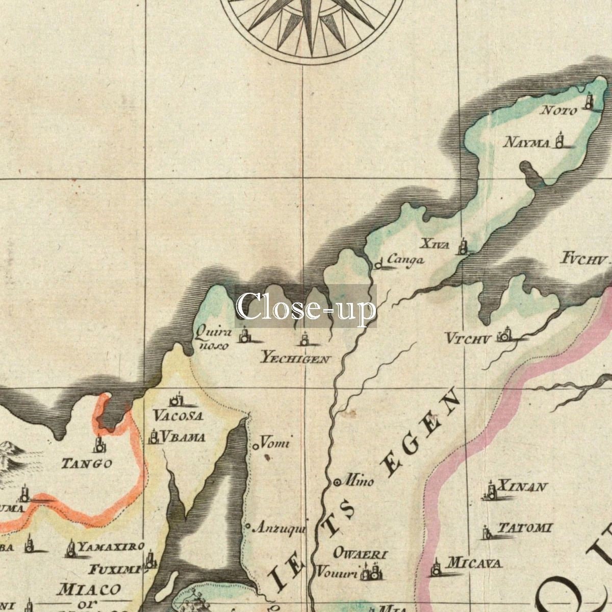 1684 Map Viet Nam North Vietnam Japan A Mapp of the - Etsy