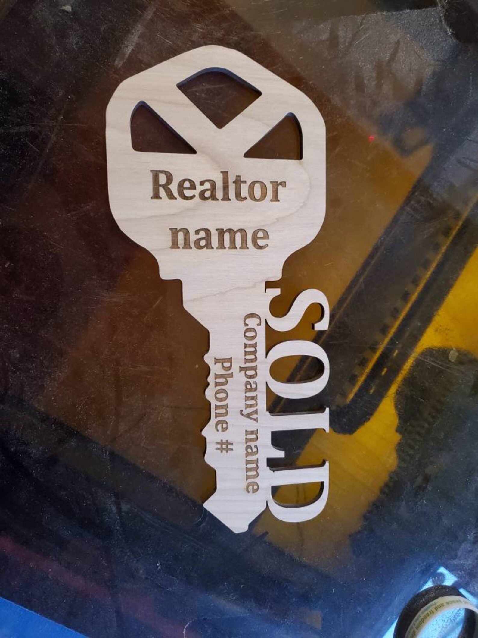 Realtor Keys Bulk Personalized Laser Engraved | Etsy