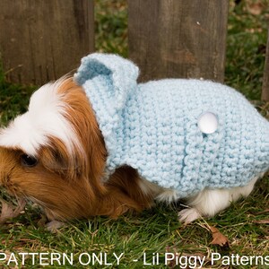 DIGITAL DOWNLOAD PDF Guinea Pig Crochet Pattern Decorative Diaper Style ...