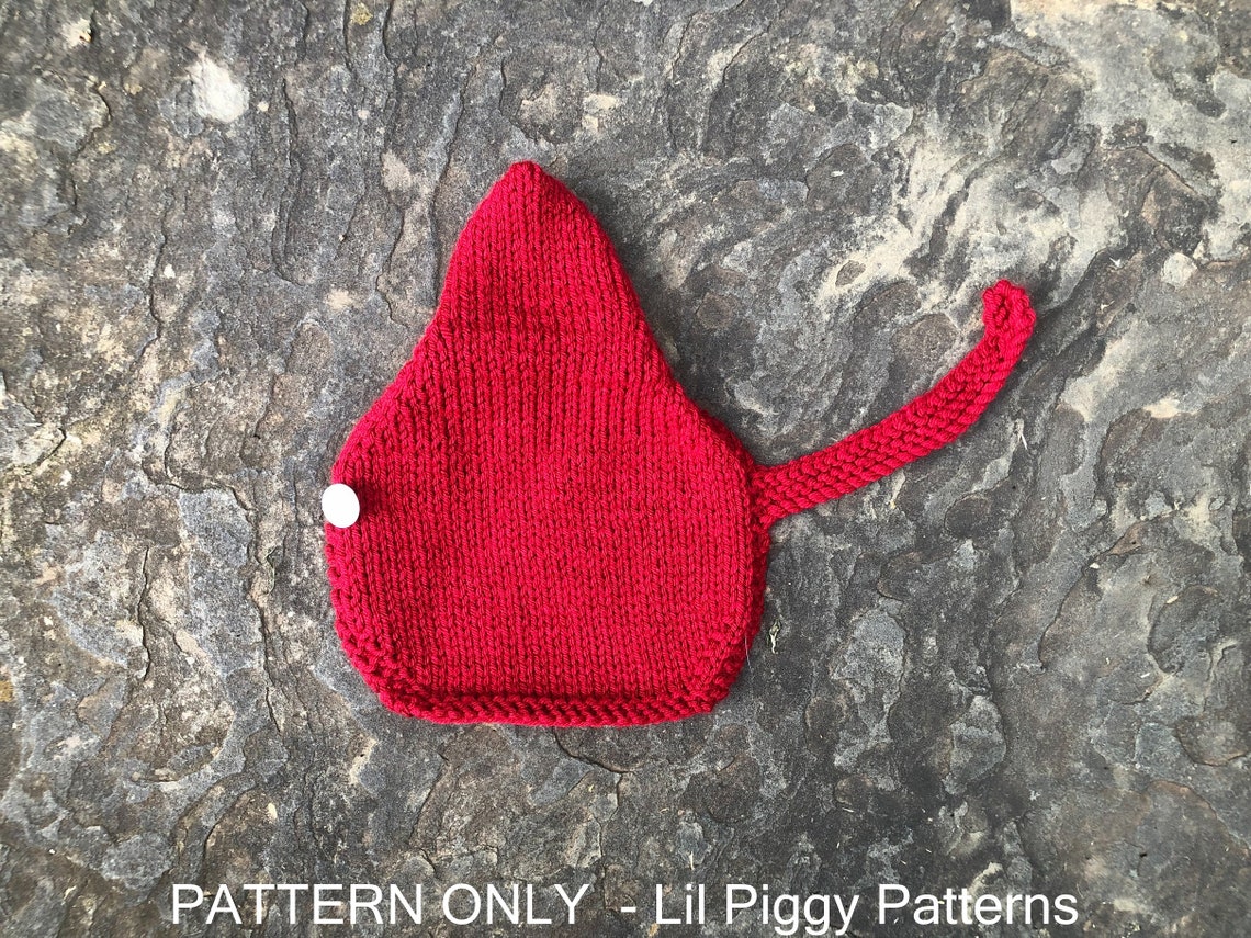 Guinea Pig Pattern Knitted Hoodie PDF Digital Download - Etsy