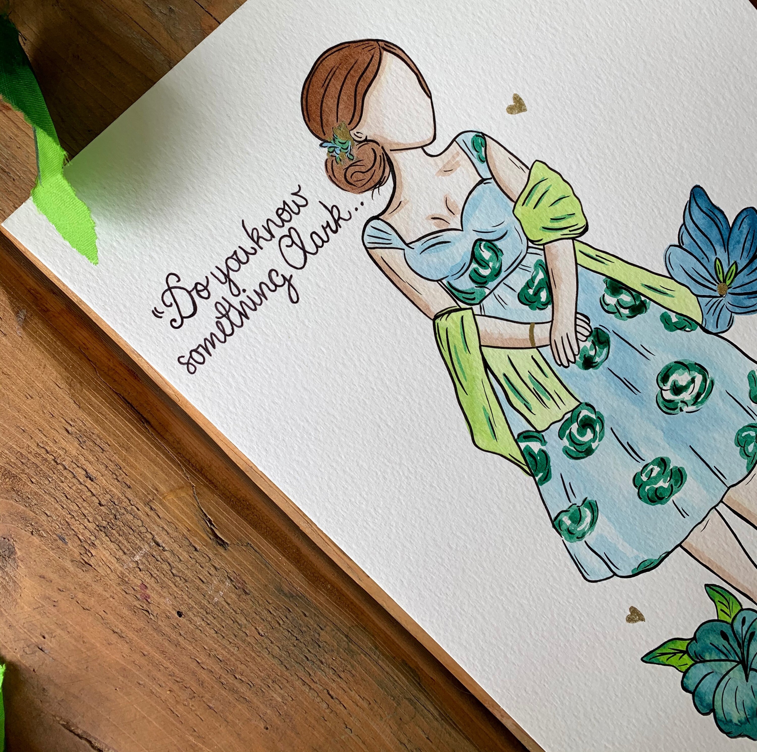 A5 Me before you / Me before you art / Me before you painting | Etsy