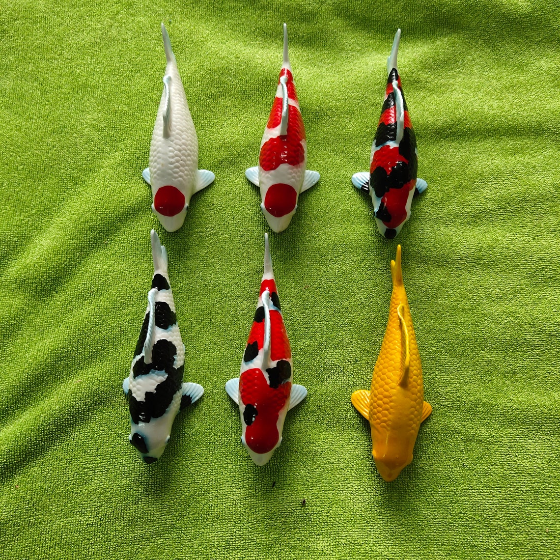 Koi Model.1 Set of 6.garden Decor.koi .koi Fish.koi Ceramic - Etsy UK