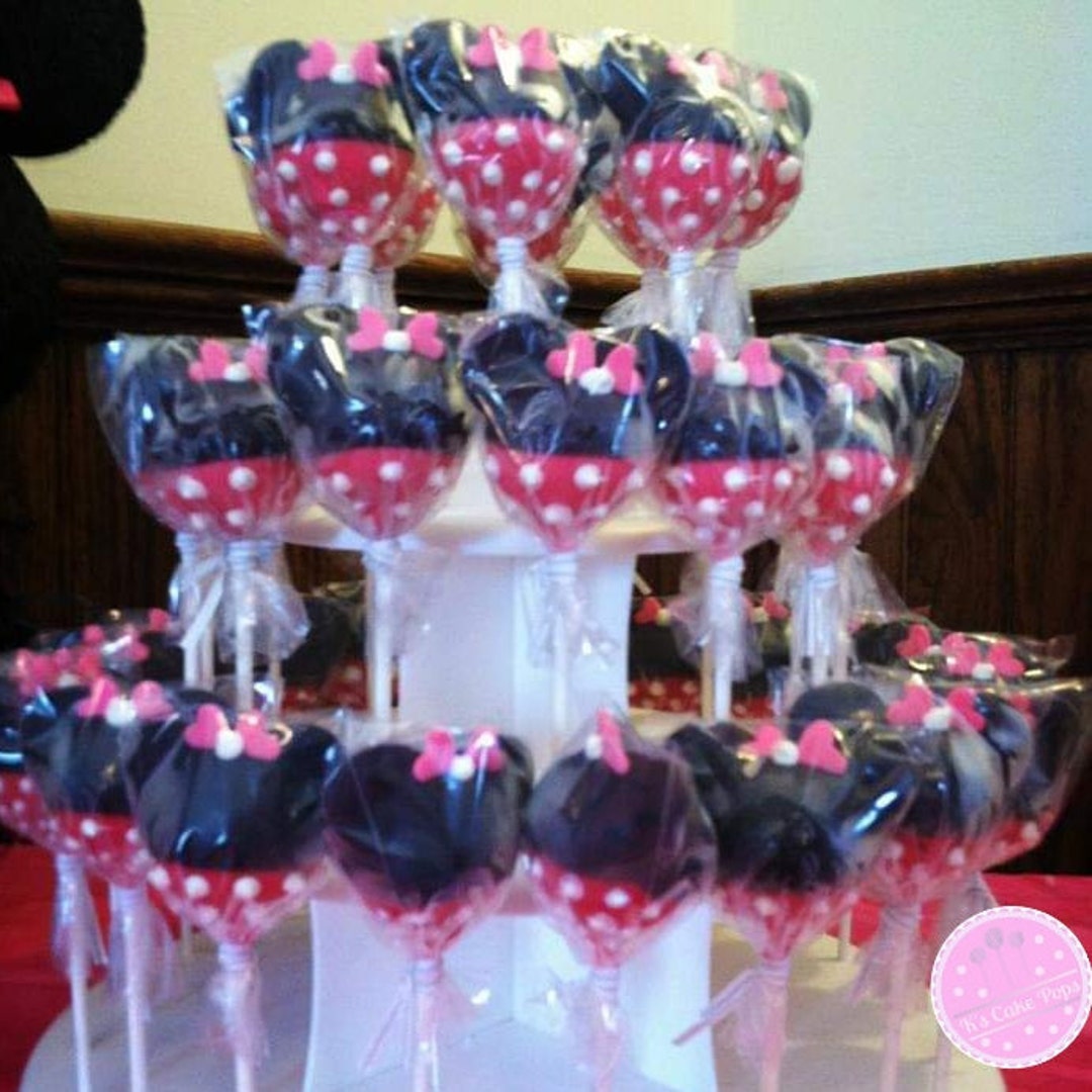 Minnie Mouse Cake Pops - Etsy