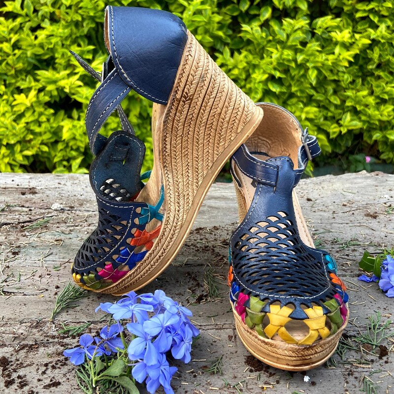 Blue Wedges - Etsy