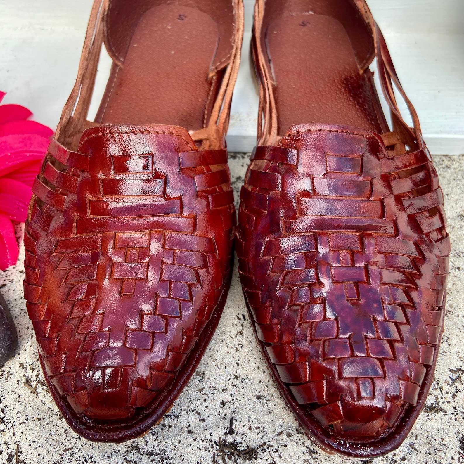Huarache artisanale mexicaine. Chaussures en cuir mexicain. - Etsy France
