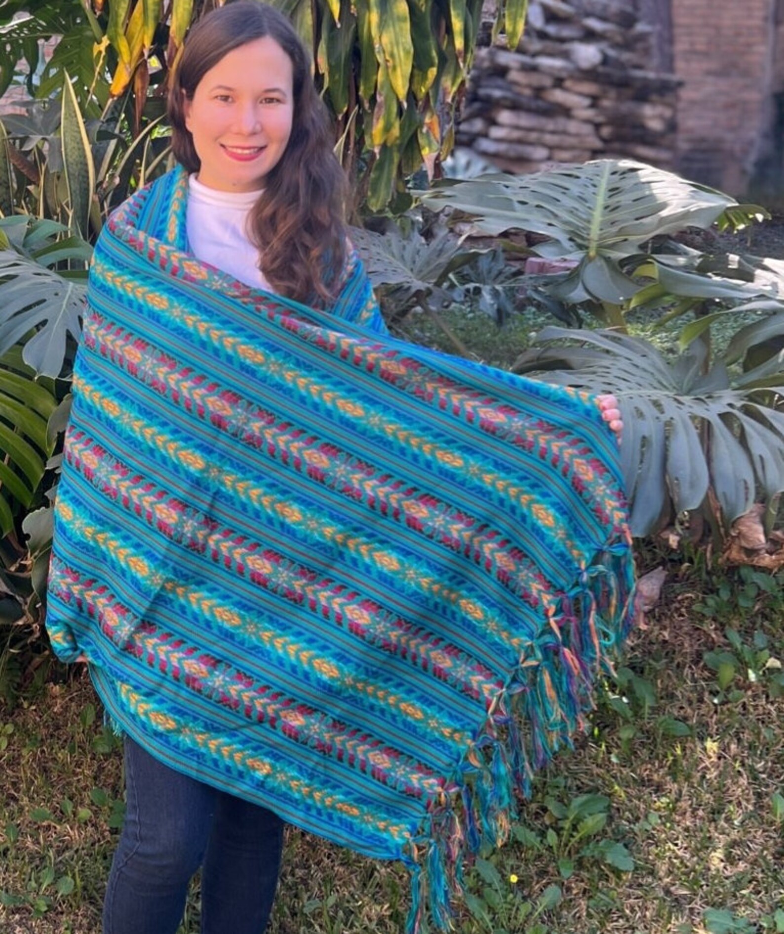 Traditional Mexican Rebozo. Fashion Rebozo. Lightweight Mexican Shawl ...