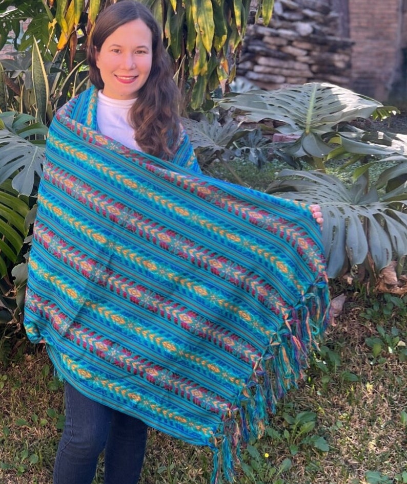 Traditional Mexican Rebozo. Fashion Rebozo. Lightweight Mexican Shawl ...