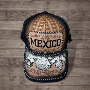 MEXICO Cowboy CAP, Mexican Gifts, Mexican Art, Cowgirl Trucker Cap. - Etsy