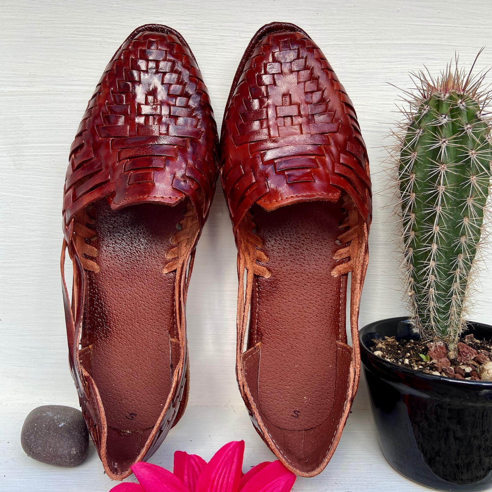 Huarache artisanale mexicaine. Chaussures en cuir mexicain. - Etsy France