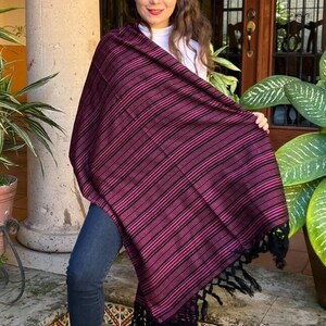 Soft Embroidered Mexican Shawl, Mexican Shawl, Mexican Gifts, Cotton ...