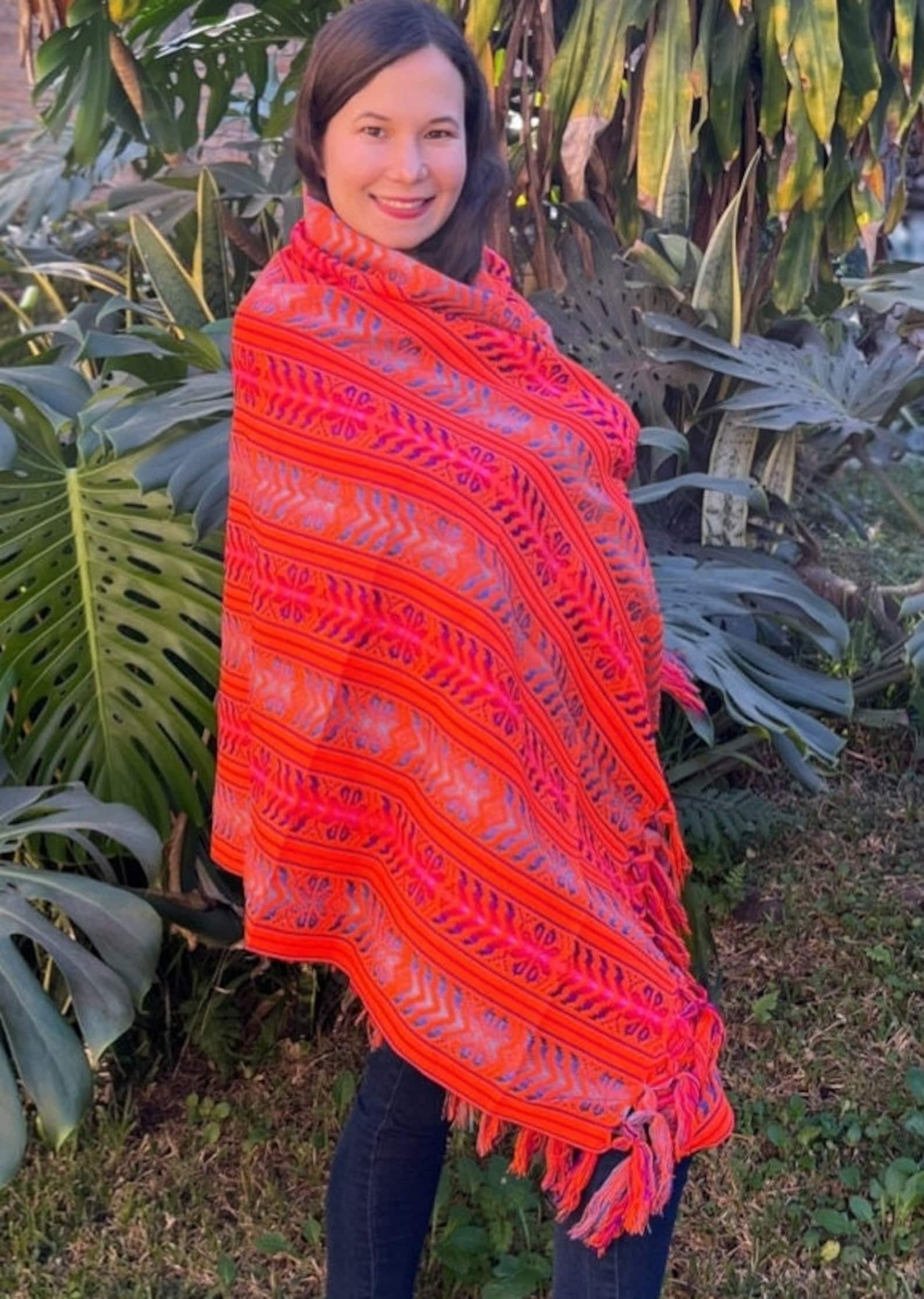 Traditional Mexican Rebozo. Fashion Rebozo. Lightweight Mexican Shawl ...