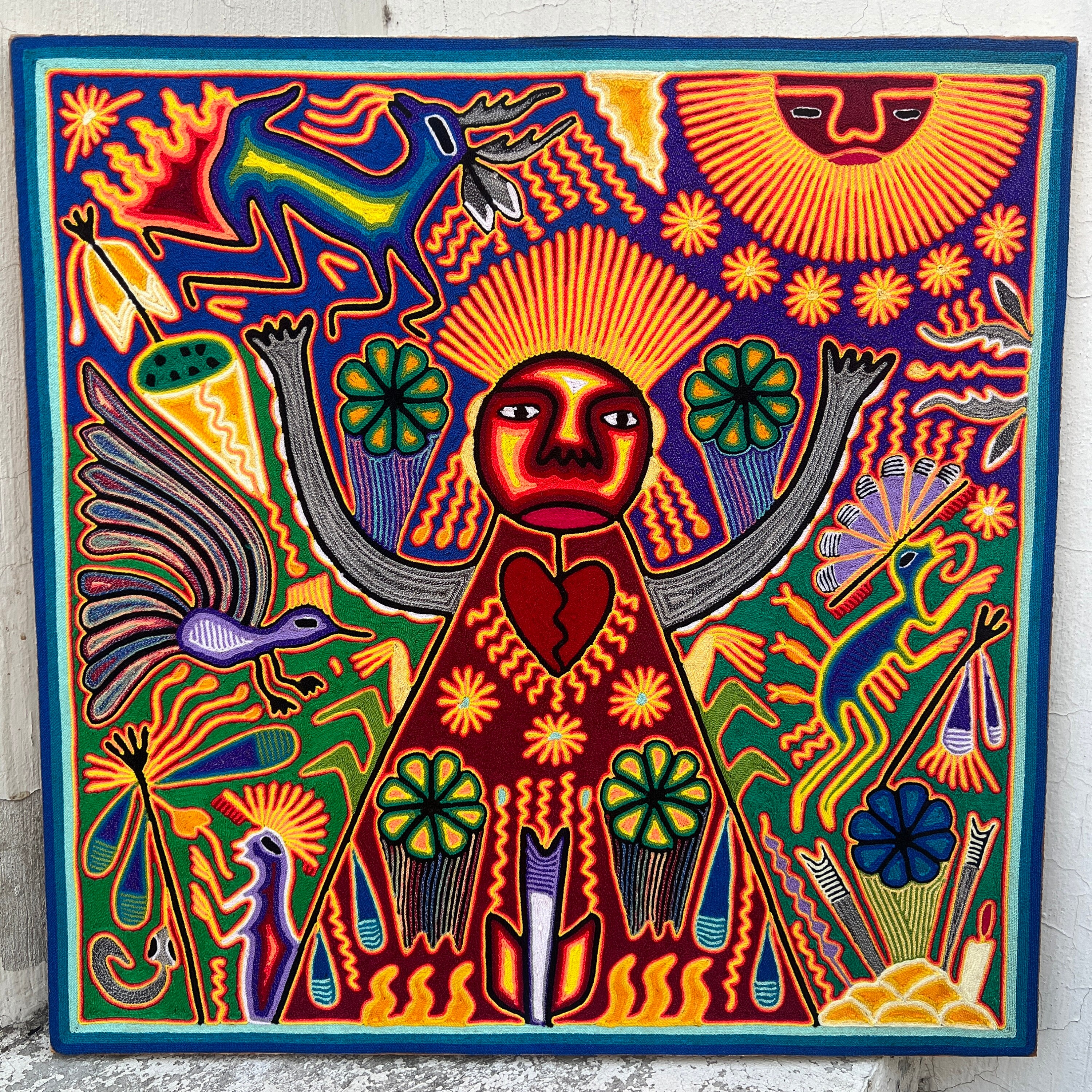 Blank Mexican Yarn Painting