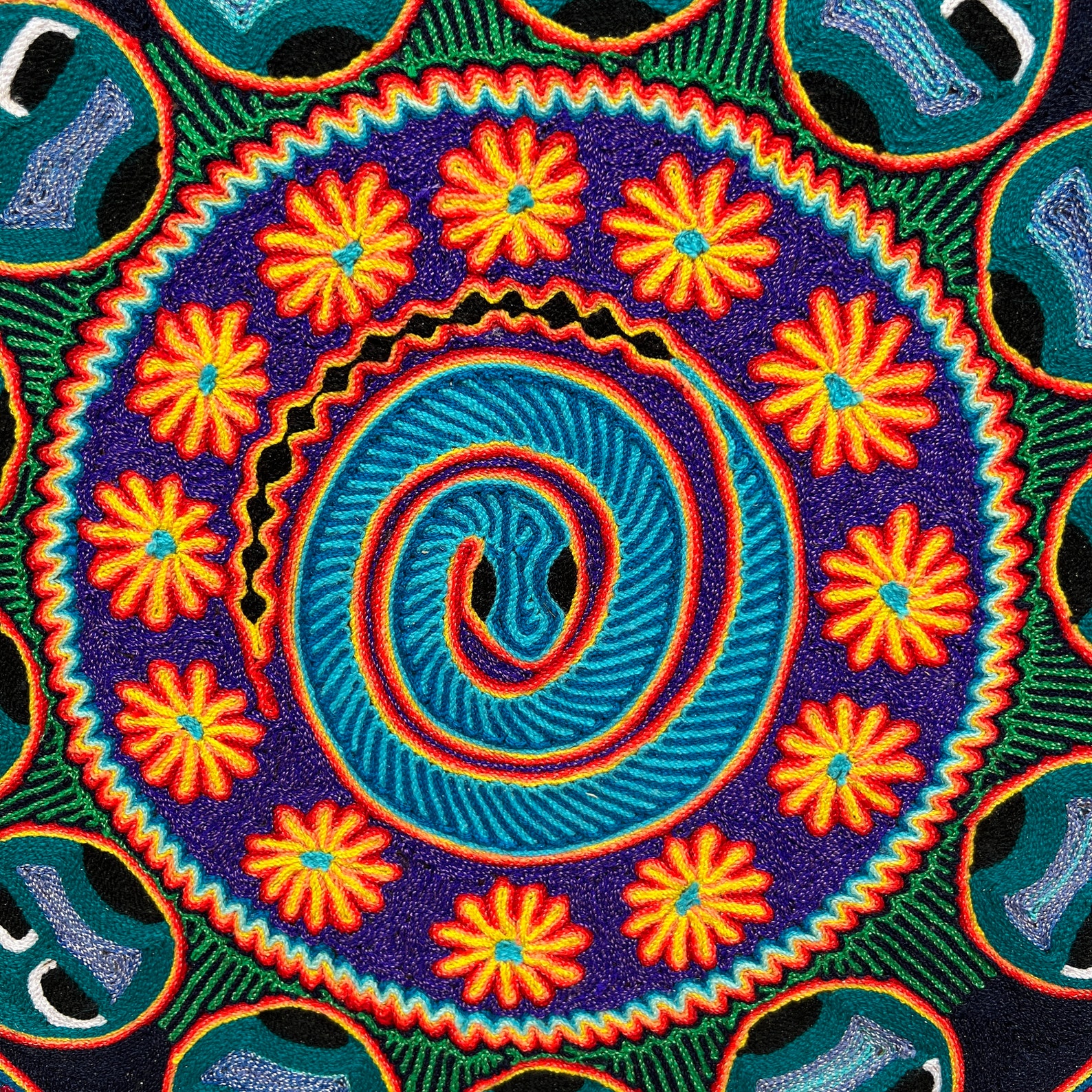 Mexican Huichol Art Picture to Wall Decoration. Huichol - Etsy