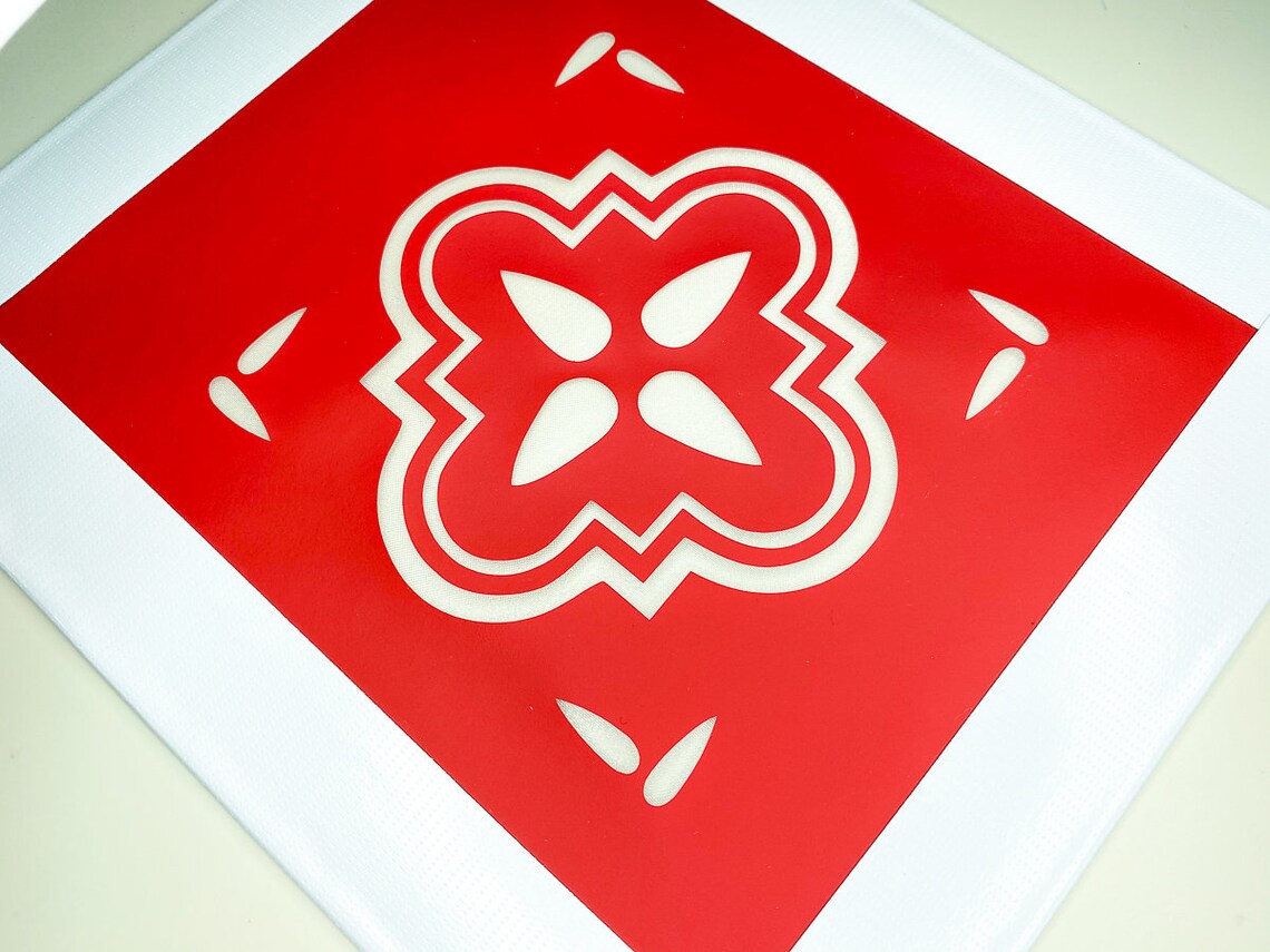 Reusable Hand Drawn Silk Screen Stencil - Repeating Pattern Collection ...