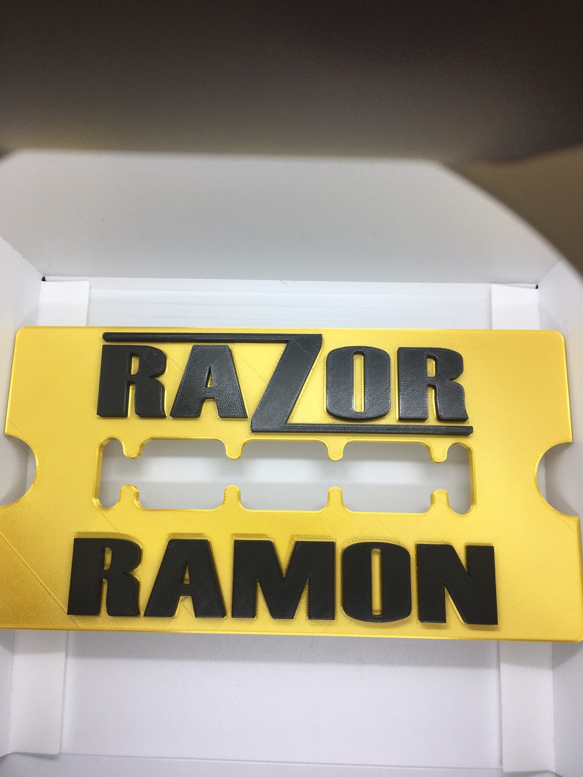WWF Razor Ramon Scott Hall Razor Blade Wall Art 9.25 X 5 - Etsy
