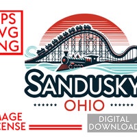 Cedar Point Skyline PNG - Etsy