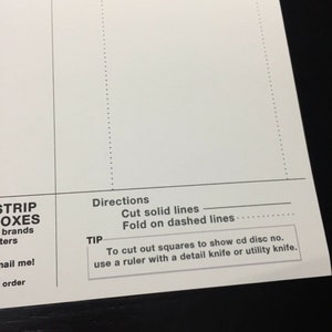 Compatible Rowe AMI CD Jukebox Full Sheets 100 Blank Title Strip Cards ...