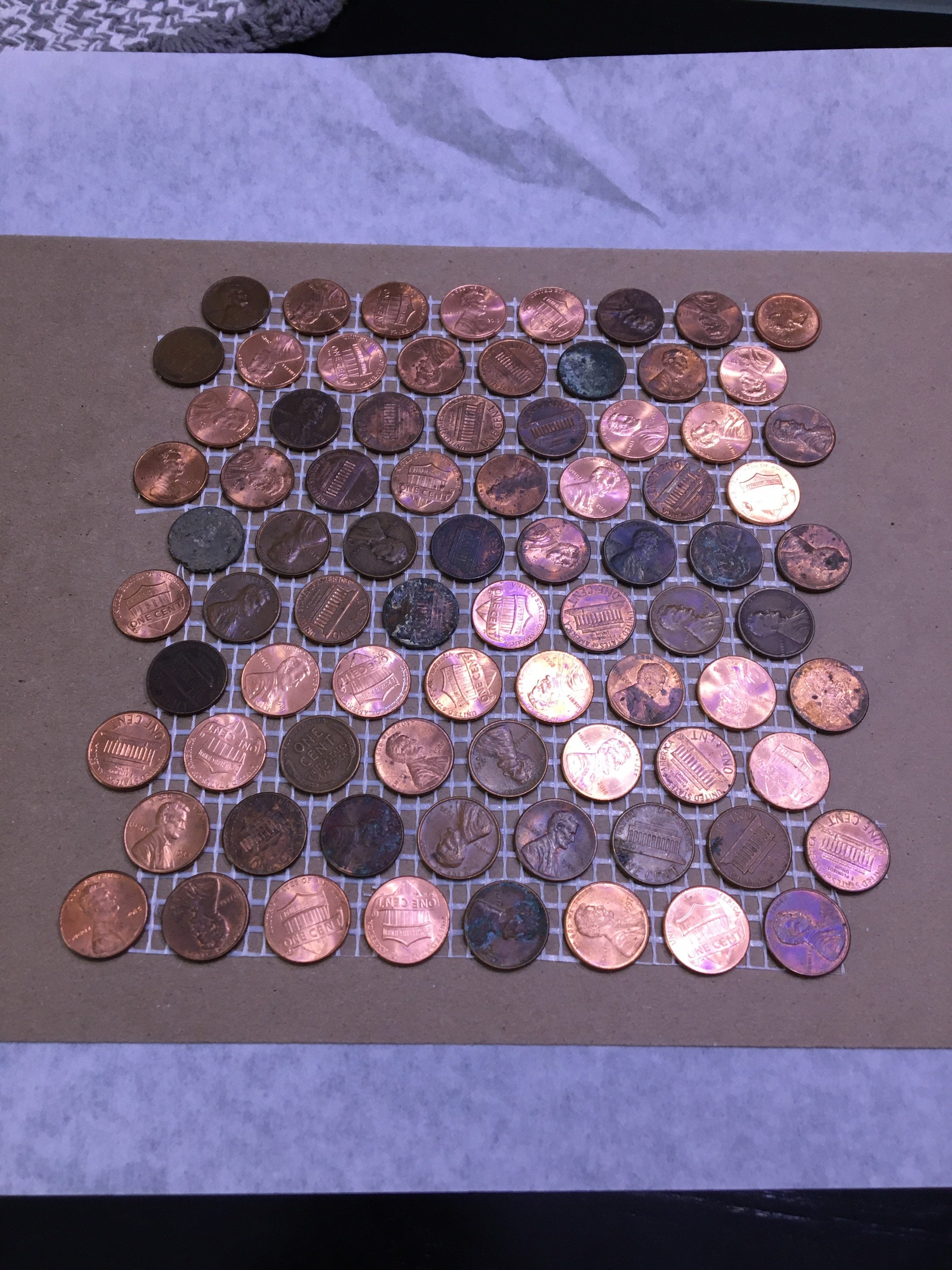 Penny Tile Template Jig Real Coins Make Your Own Mosaic Tile - Etsy