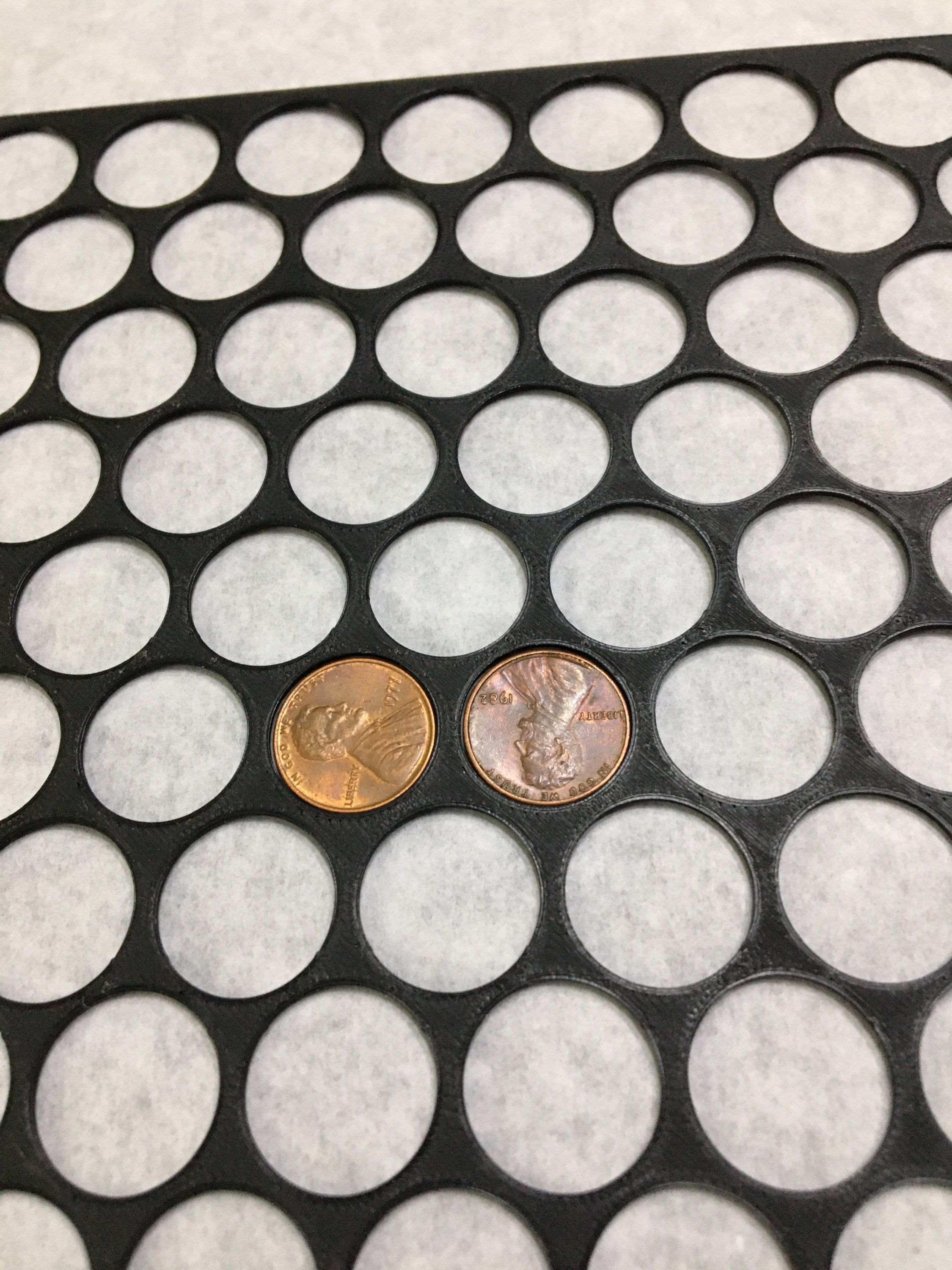 Penny Tile Template Jig Real Coins Make Your Own Mosaic Tile - Etsy