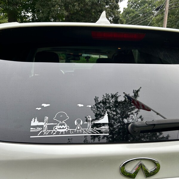 Snoopy Car Decal - Etsy