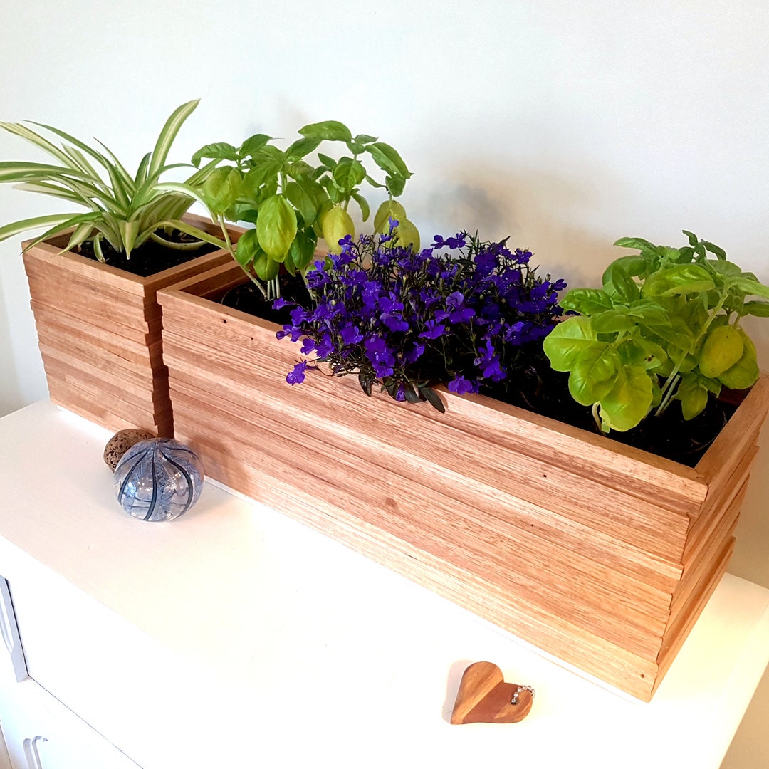 Horizon - Wooden Indoor Planter Box - Etsy