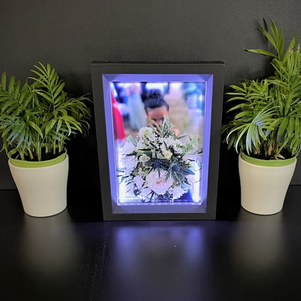 Cadre photo lumineux - Etsy France