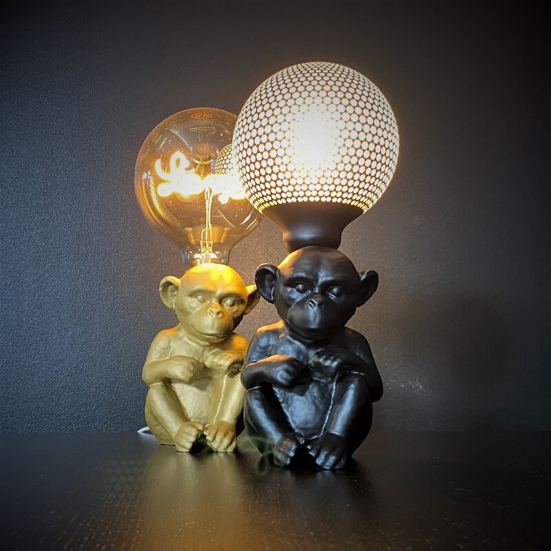 Monkey Lamp - Etsy