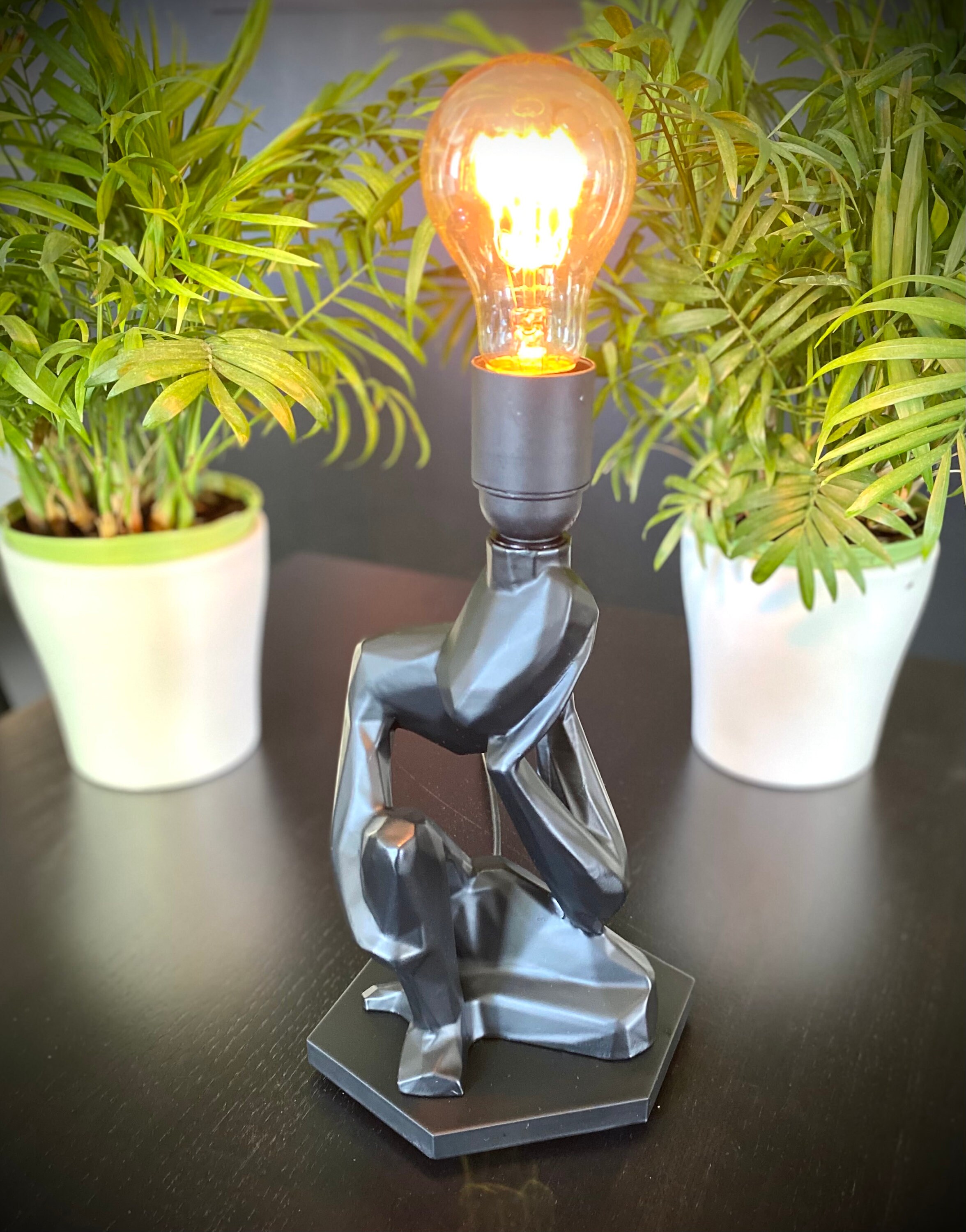Customizable Thinker Bedside Lamp