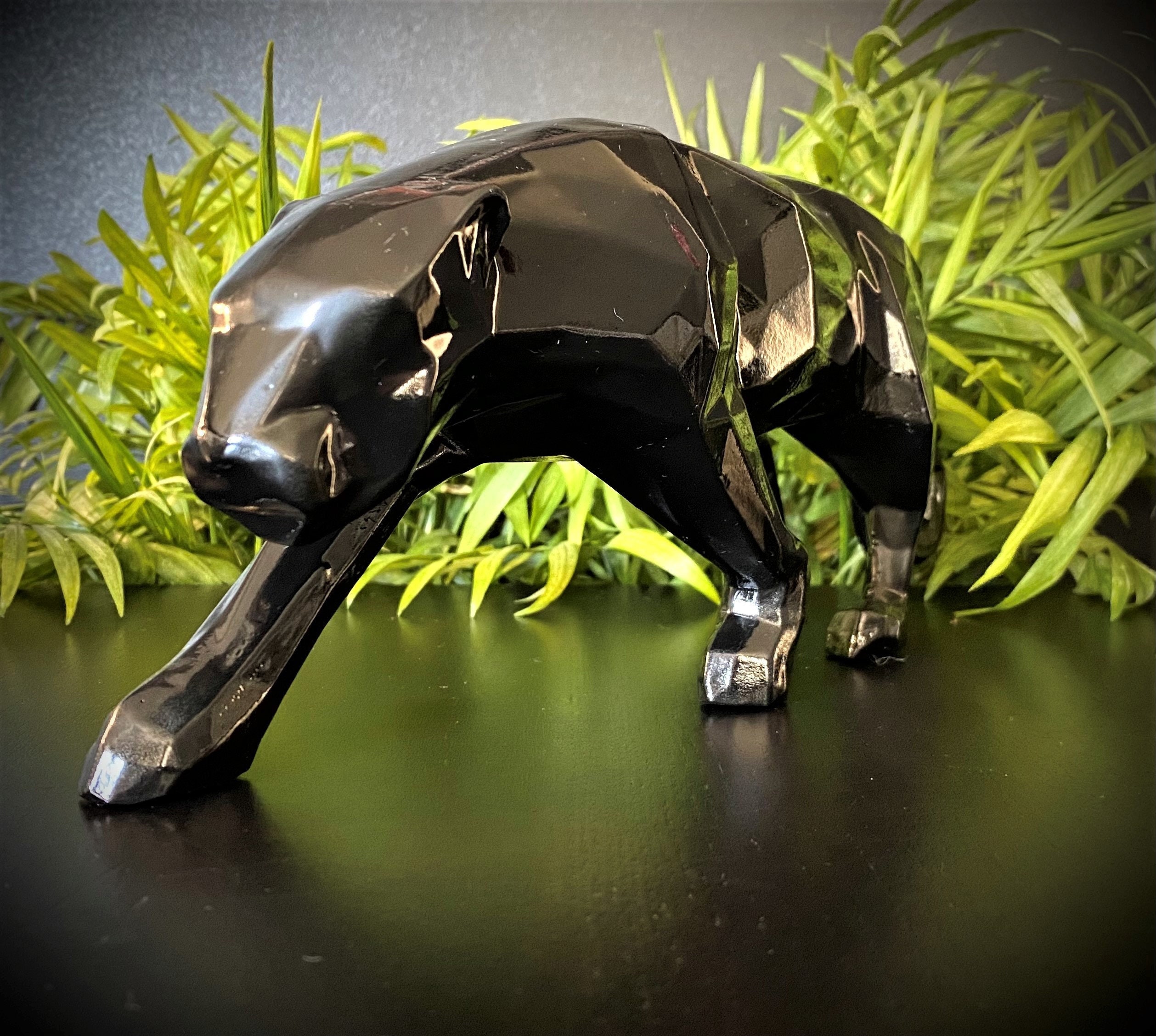 The pink panther statue