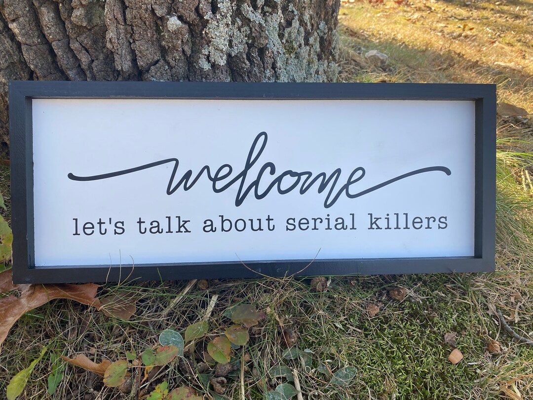 Welcome Lets Talk. Sign - Etsy