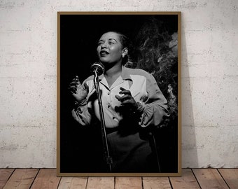 Billie Holiday Art | Etsy