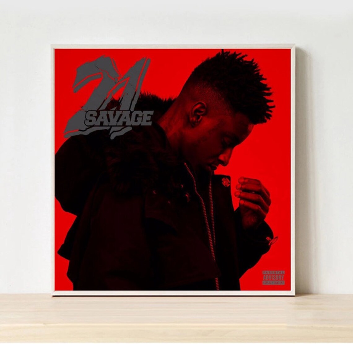 21 Savage Rapper Artist Music Album Poster Canvas Wall Art | Etsy