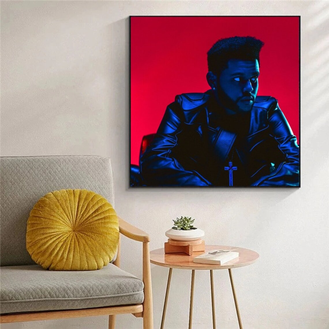 The Weeknd Album Cover Music Poster Canvas Wall Art Home Decor | Etsy