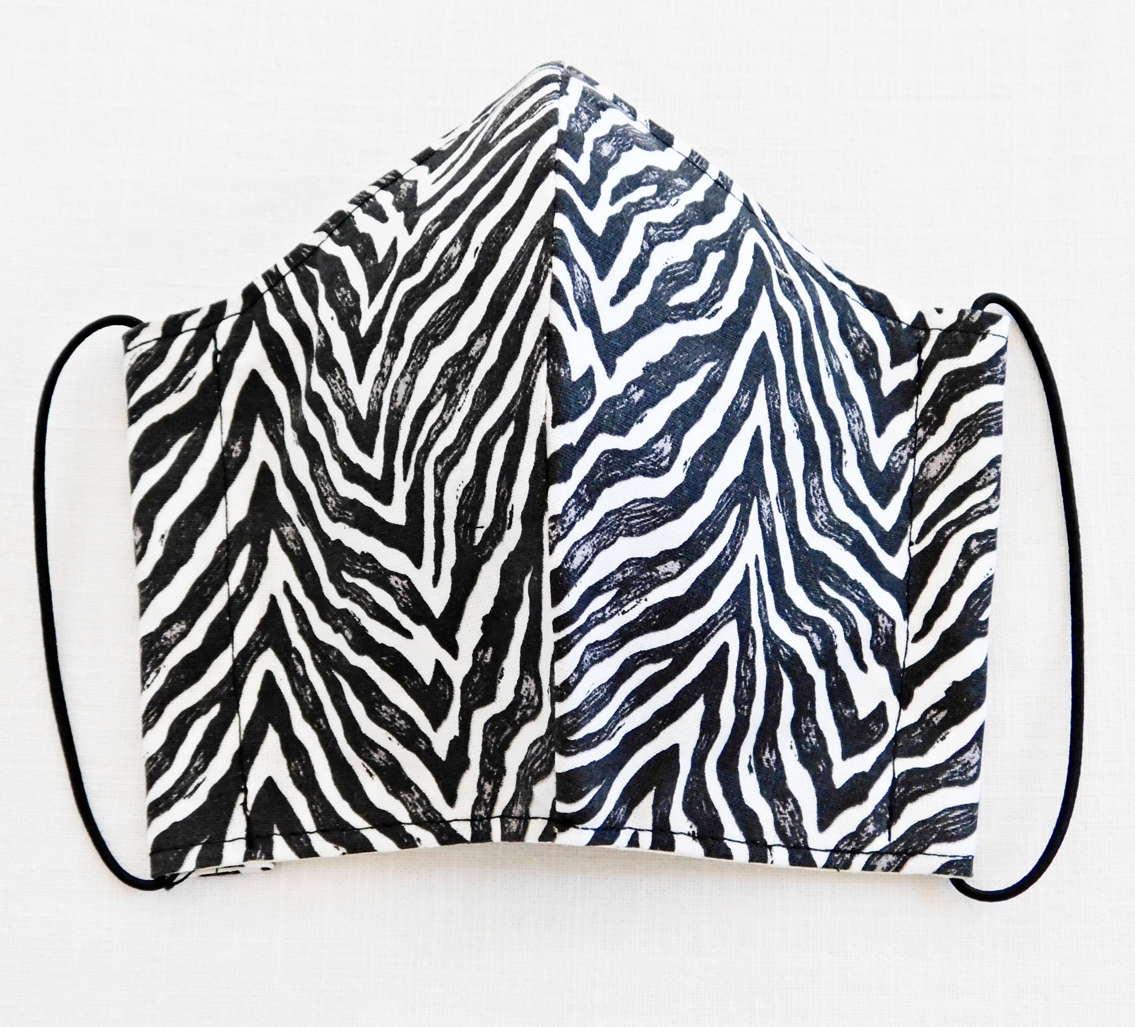 Zebra pattern mask washable masks cotton masks women's | Etsy