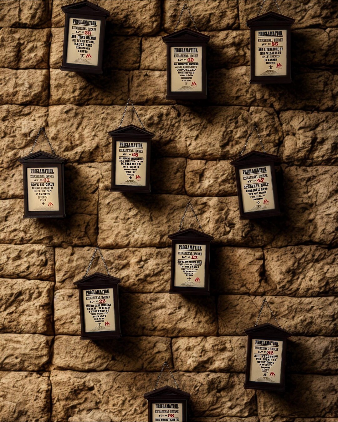 Wizarding School Proclamation Frame With Poster - Etsy