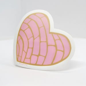 Concha Heart Sticker - Etsy