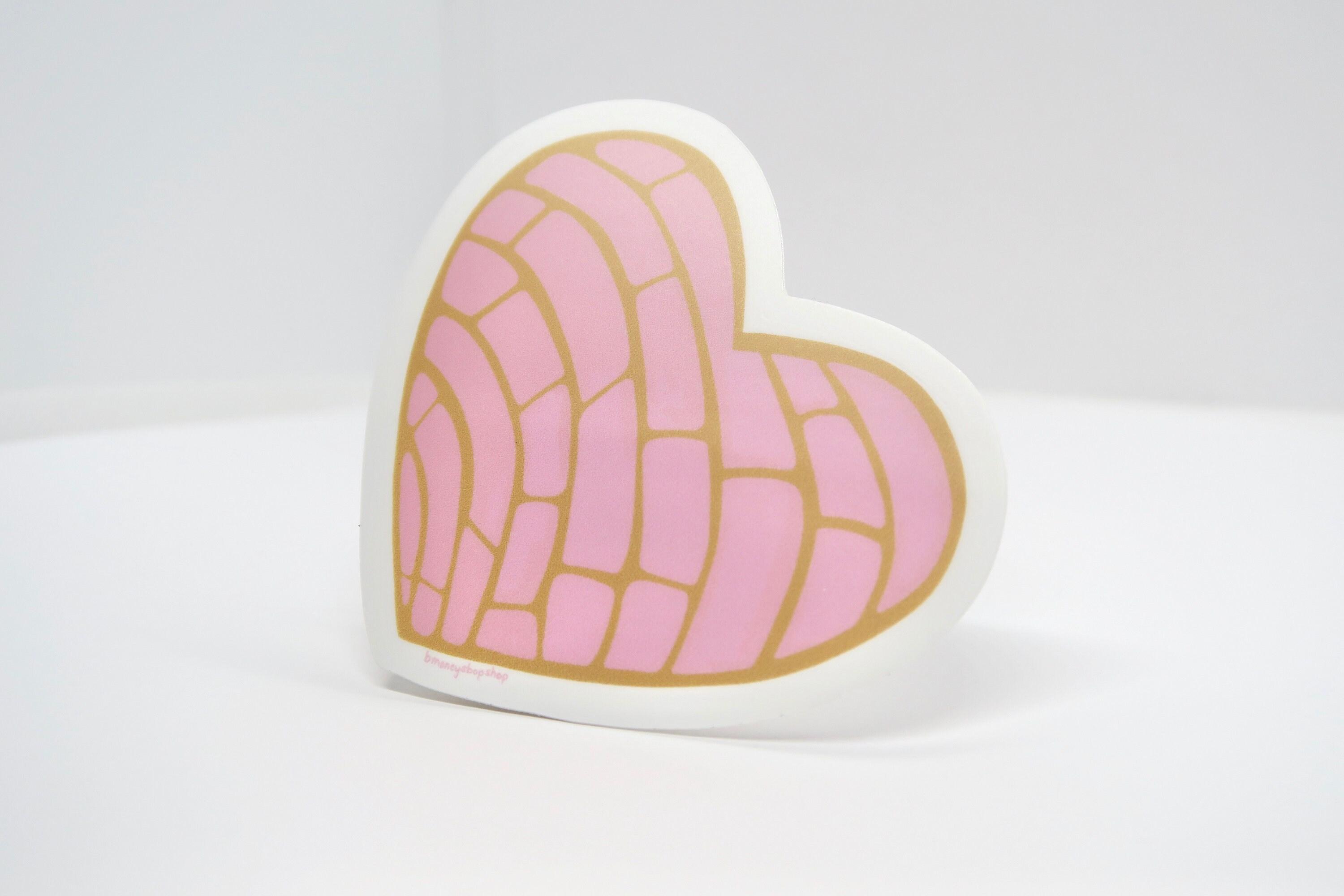 Concha Heart Sticker - Etsy