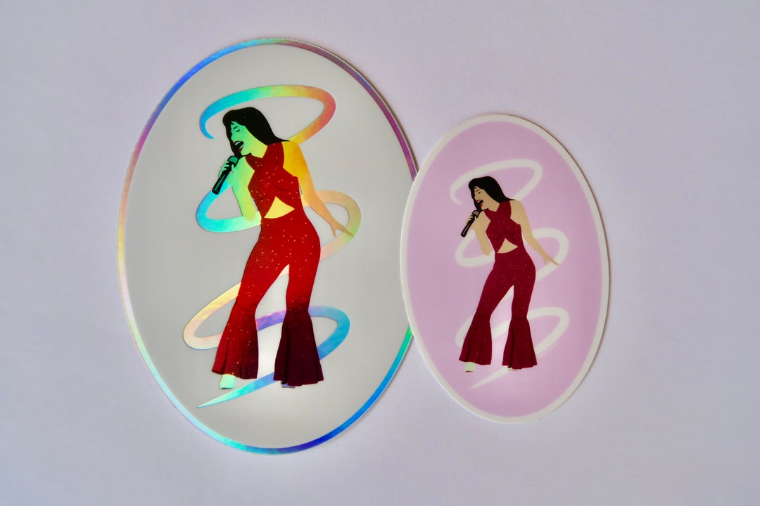Selena Sticker 2-pack (holographic and Matte) - Etsy