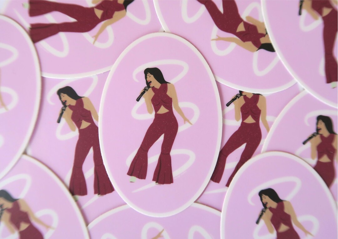 Selena Sticker (large, 2-pack) - Etsy