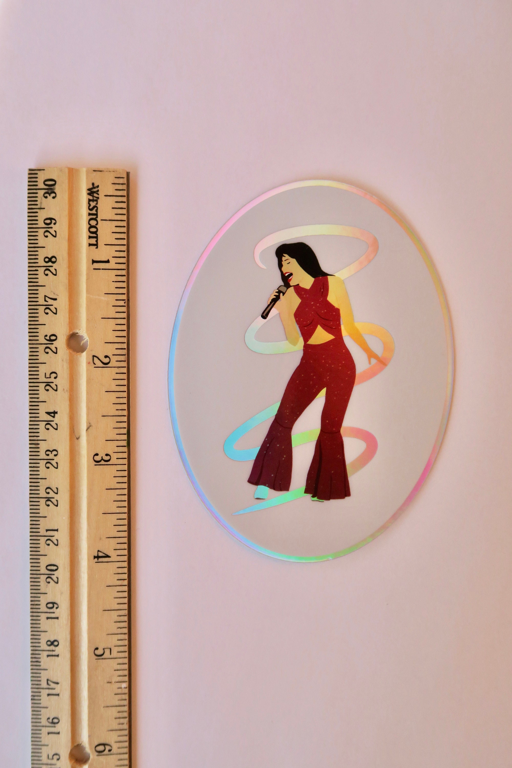 Selena Sticker 2-pack holographic and Matte - Etsy