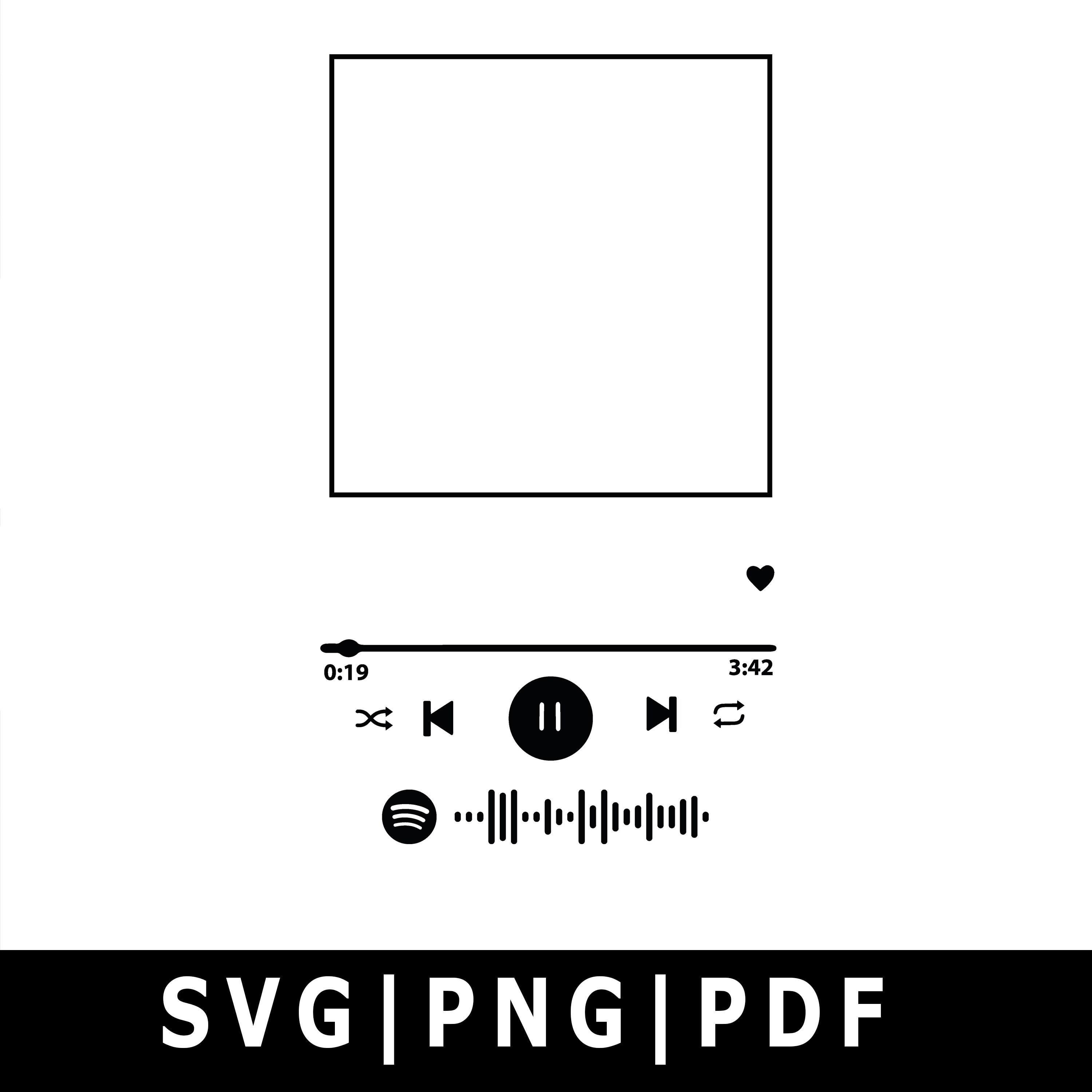 Spotify Cricut SVG
