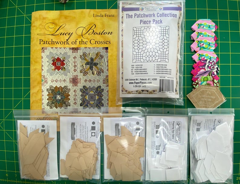 Lucy Boston Patchwork of the Crosses Book, Templates, and Papers Kit - Etsy