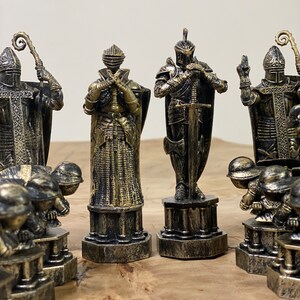 Wizard Chess Pieces - Etsy