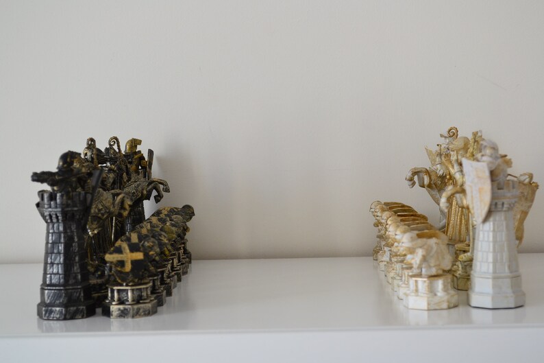 Wizard Chess Pieces, 32 P.c Collection Figures for Chess Board. - Etsy