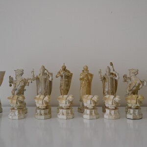 Wizard Chess Pieces, 32 P.c Collection Figures for Chess Board. - Etsy