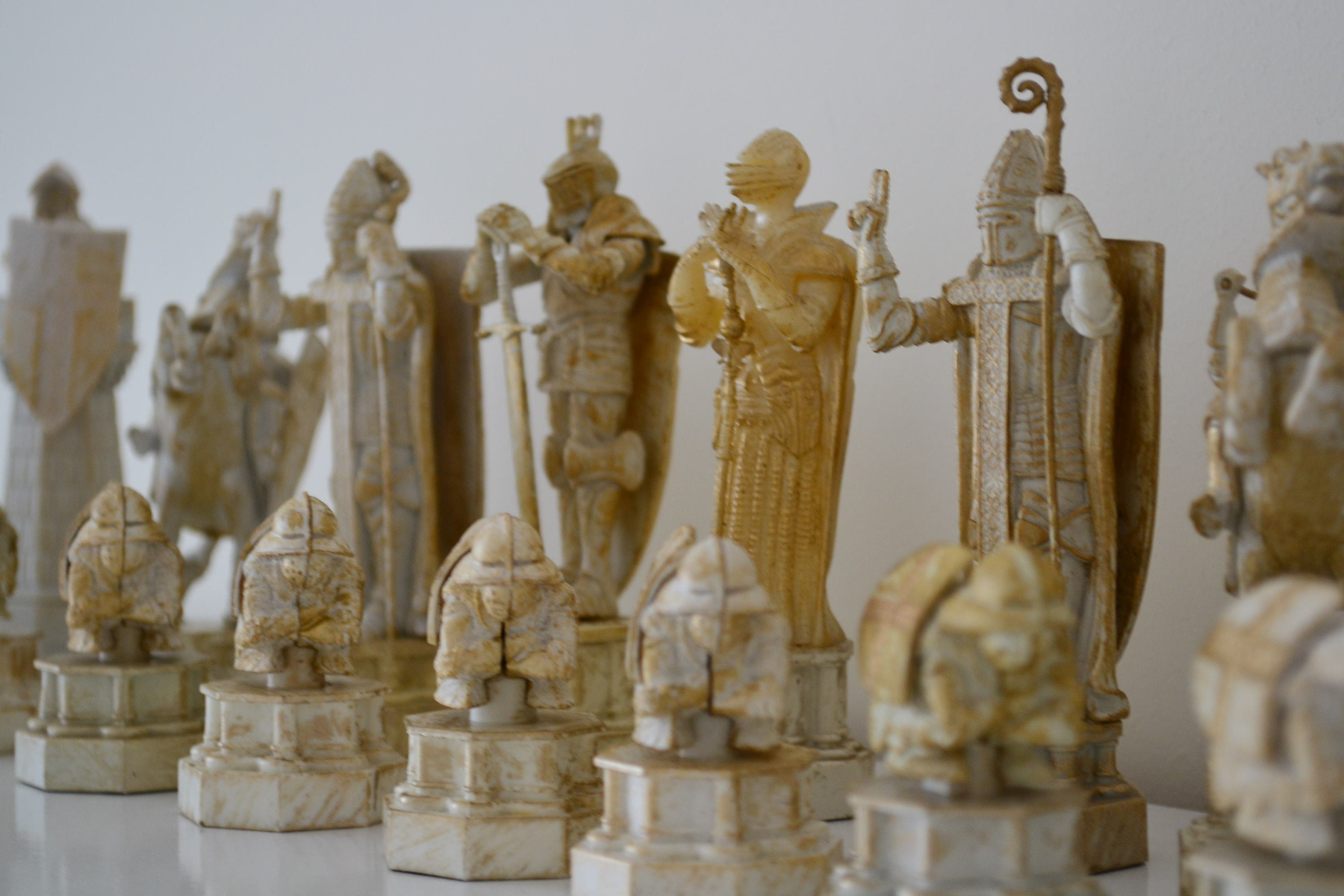 Wizard Chess Pieces, 32 P.c Collection Figures for Chess Board. - Etsy