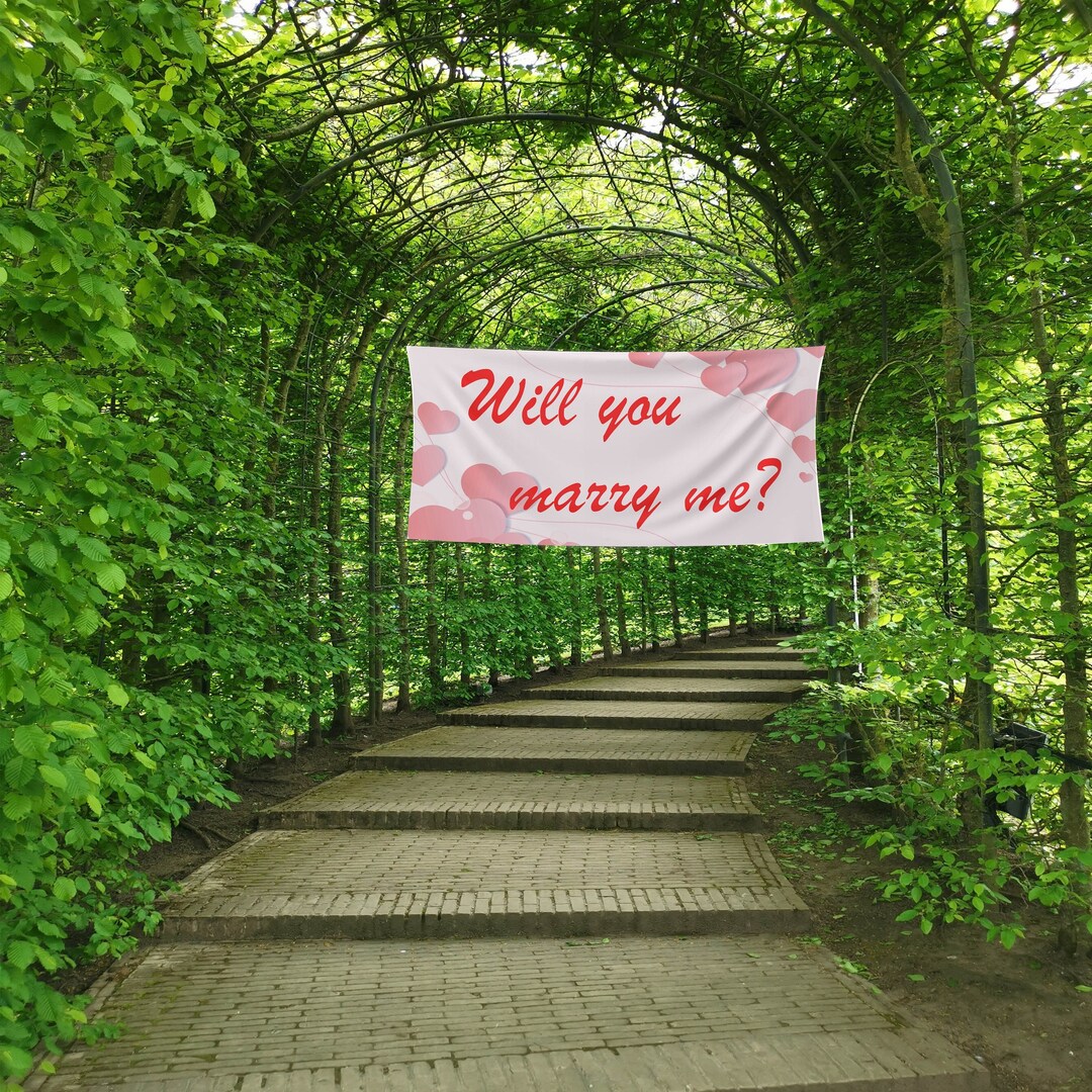 Will You Marry Me Printable DIGITAL File, Instant Download, Poster ...