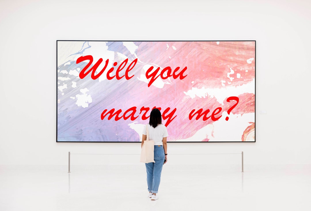 Will You Marry Me Banner Printable File Instant Download - Etsy