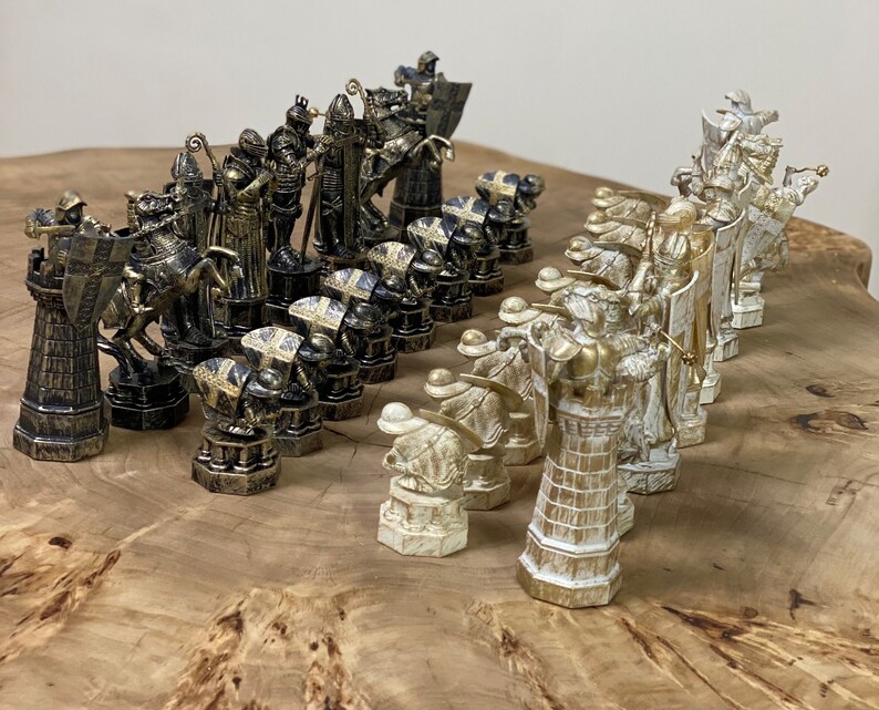 Wizard Chess Pieces - Etsy