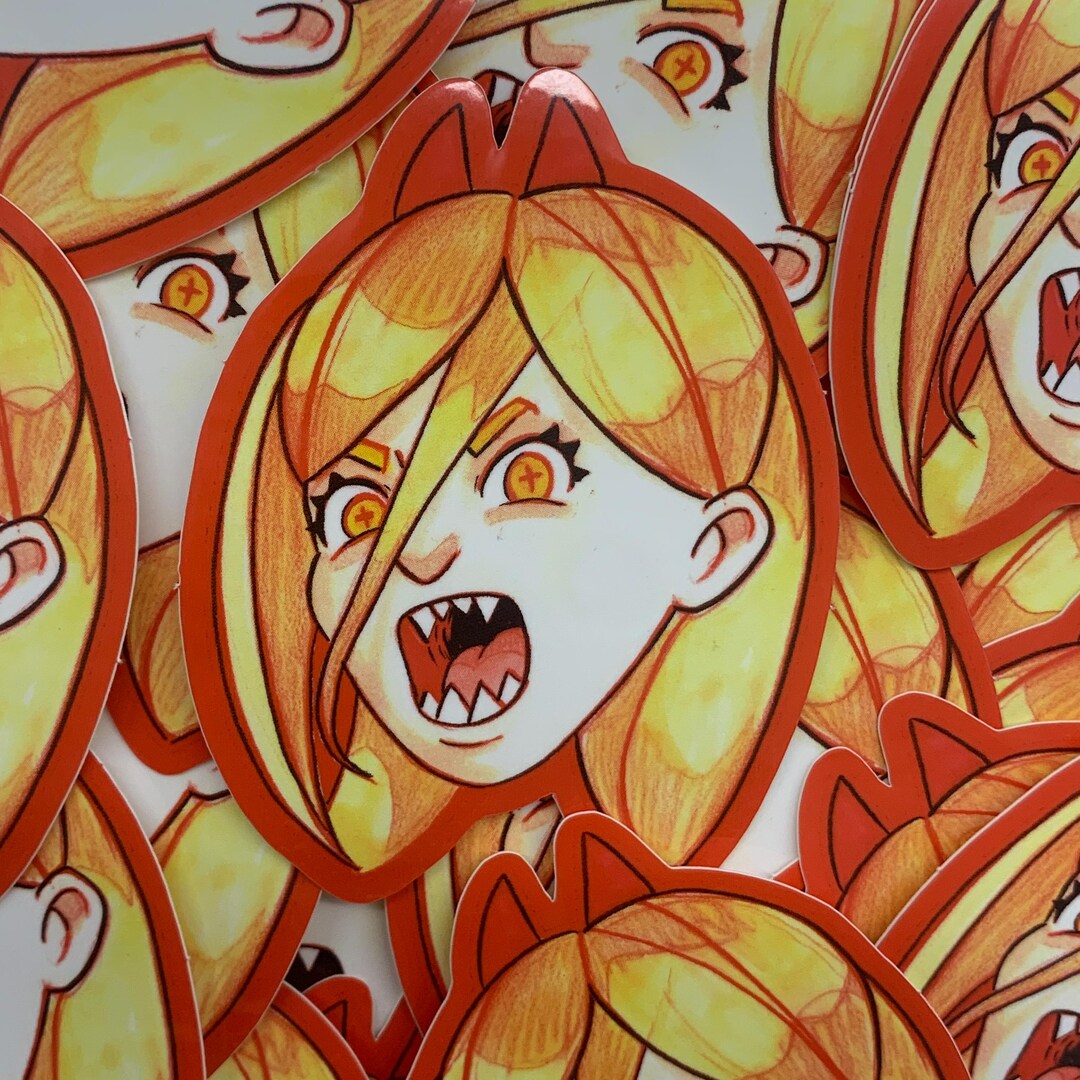 Power Chainsaw Man Sticker - Etsy